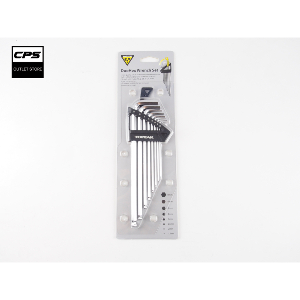 ชุดประแจหกเหลี่ยมจักรยาน 8 ฟังก์ชั่น TOPEAK DUOHEX WRENCH SET / 1 ชุด ... ชุดประแจหกเหลี่ยมจักรยาน 8 ฟังก์ชั่น TOPEAK DUOHEX WRENCH SET / 1 ชุด ...