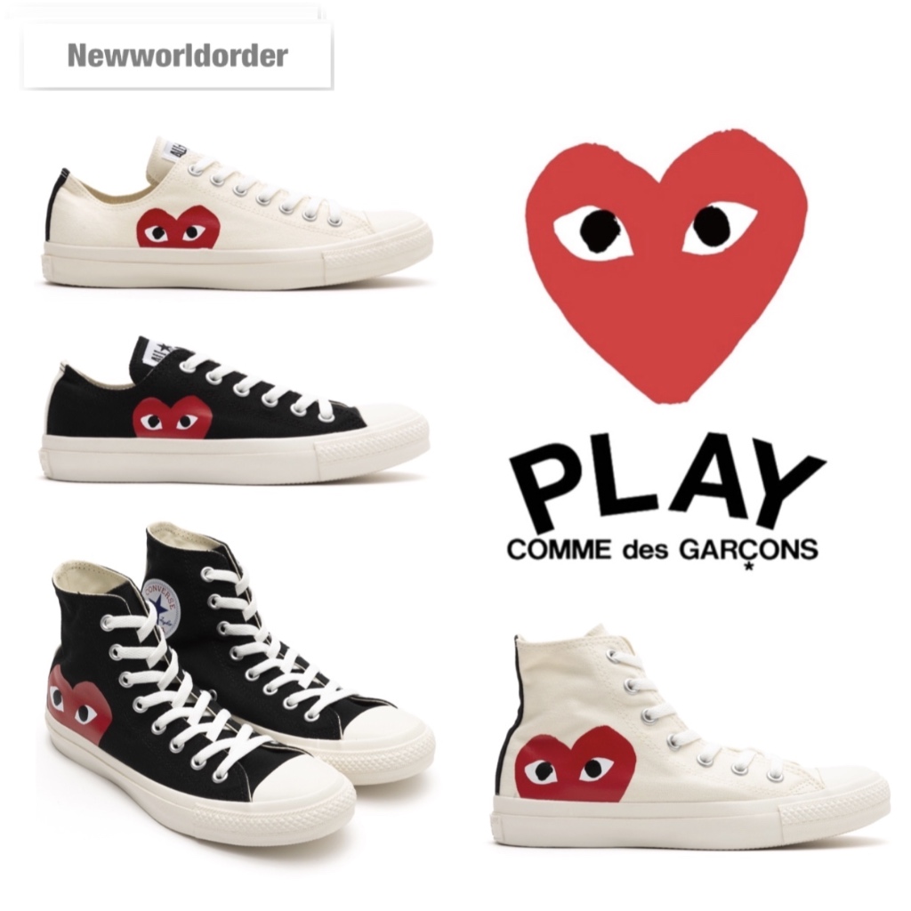 🇰🇷Converse x Play Comme des Garcons Chuck 70 Ox White 150207C/150206C ...
