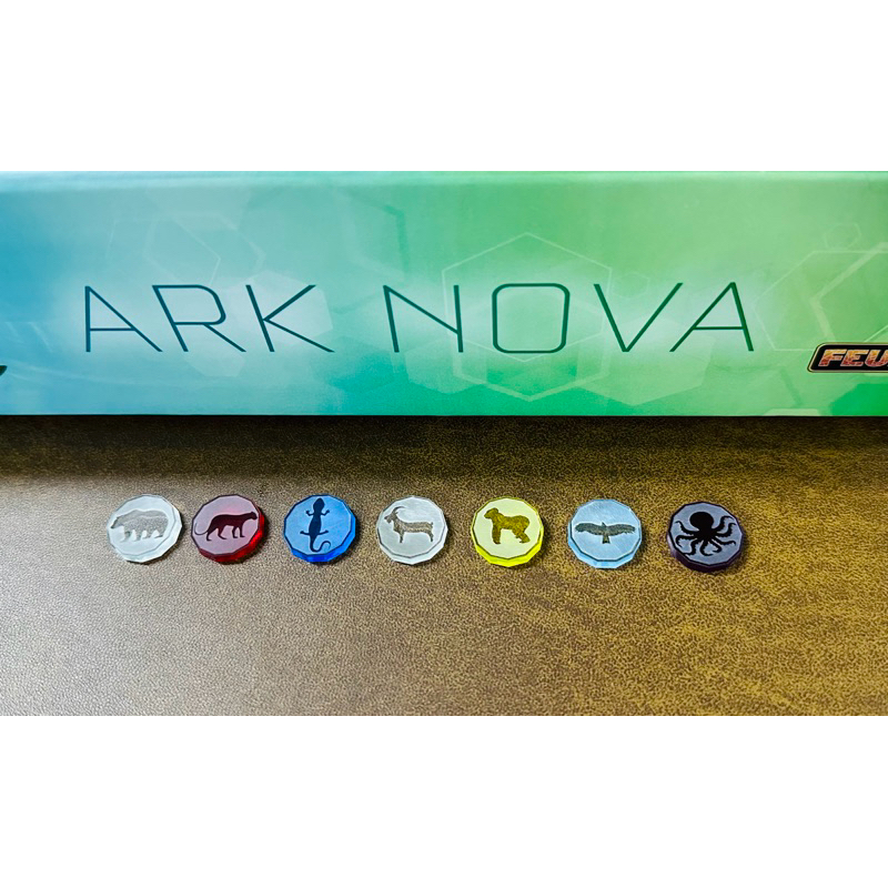 [Laser-Cut] Ark Nova Board Game [TH/EN]: Acrylic Animal Disc - ชุด ...