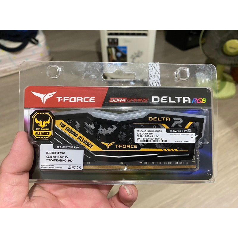 TEAM RAM แรม DDR4(2666) 8GB Delta TUF RGB (มือสองไม่รับเคลม) | Shopee ...