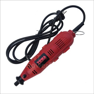 TOWA เจียร์มินิ 135W รุ่น HG-3 มีสายอ่อนต่อหัวสว่าน ขาตั้ง แท่นแขวนลอย และหัวขัดต่างๆ พร้อมใช้ ...