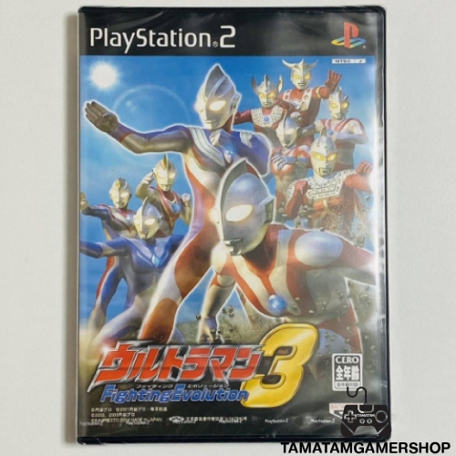 Ultraman Fighting Evolution 3 ps2 แผ่นเกมแท้ps2 เกมหายาก สภาพสะสม ...
