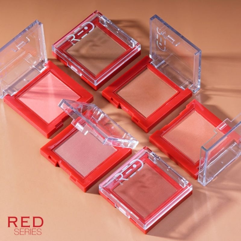มิสทิน เรด เวลเวท บลัชเชอร์ MISTINE RED VELVET BLUSHER | Shopee Thailand
