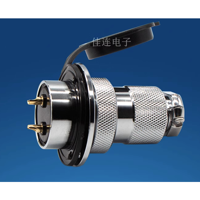 คอนเนคเตอร์ปลั๊กเหล็ก GX25 (GX25 Metal Connector) ขนาด25มิล มี 2P | Shopee Thailand