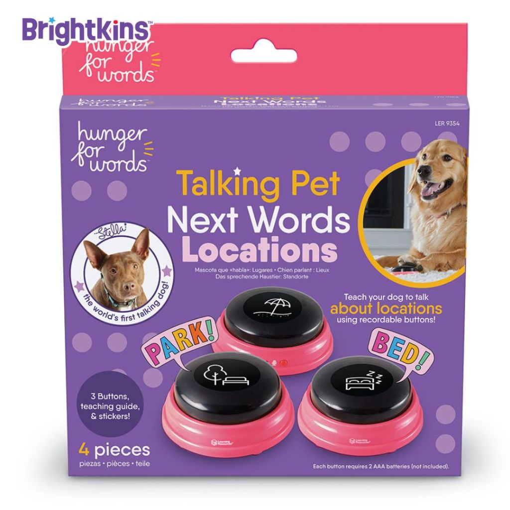 Brightkins Talking Pet Next Words : Locations ชุดเซ็ทฝึกสัตว์เลี้ยงพูด ชุดชื่อสถานที่ | Shopee ...