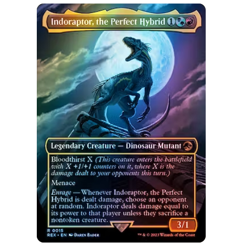 Indoraptor, the Perfect Hybrid การ์ด Magic The Gathering ของแท้ จากชุด ...