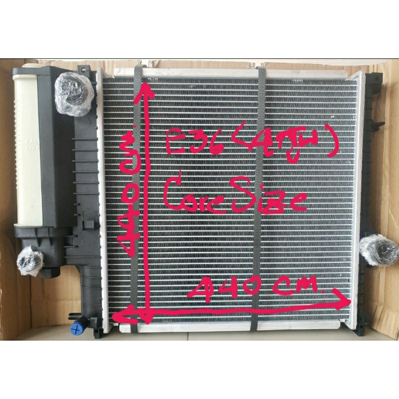 หม้อน้ำbmw E30 E36 Z3 เครื่อง M40 M42 M43 M44 M50 M52 Radiator part no ...