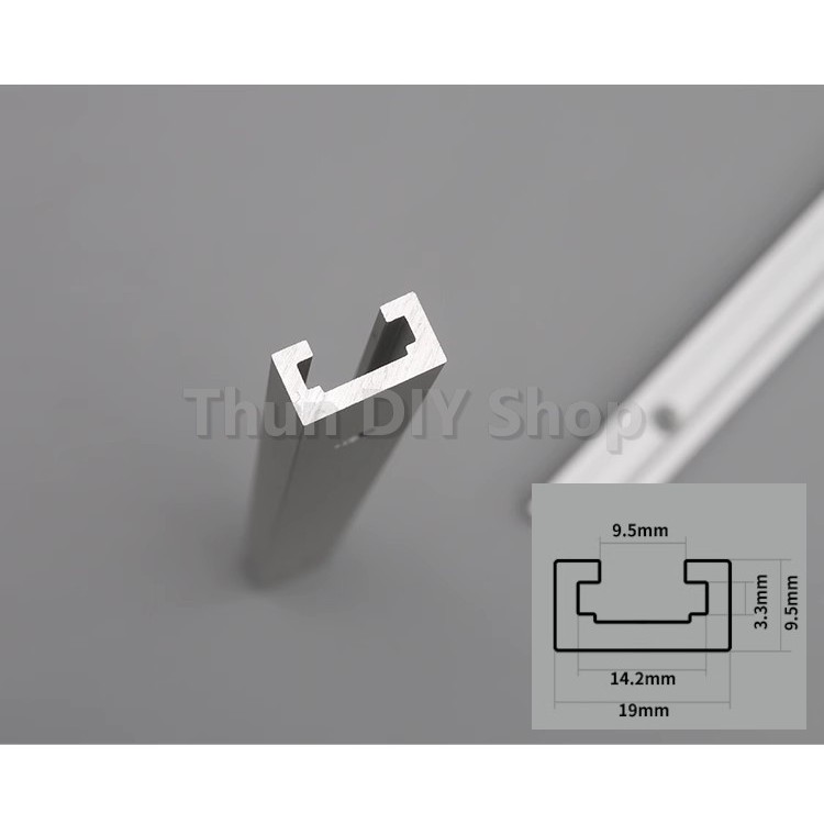 Wnew T-Track 19mm รางอลูมิเนียม | Shopee Thailand