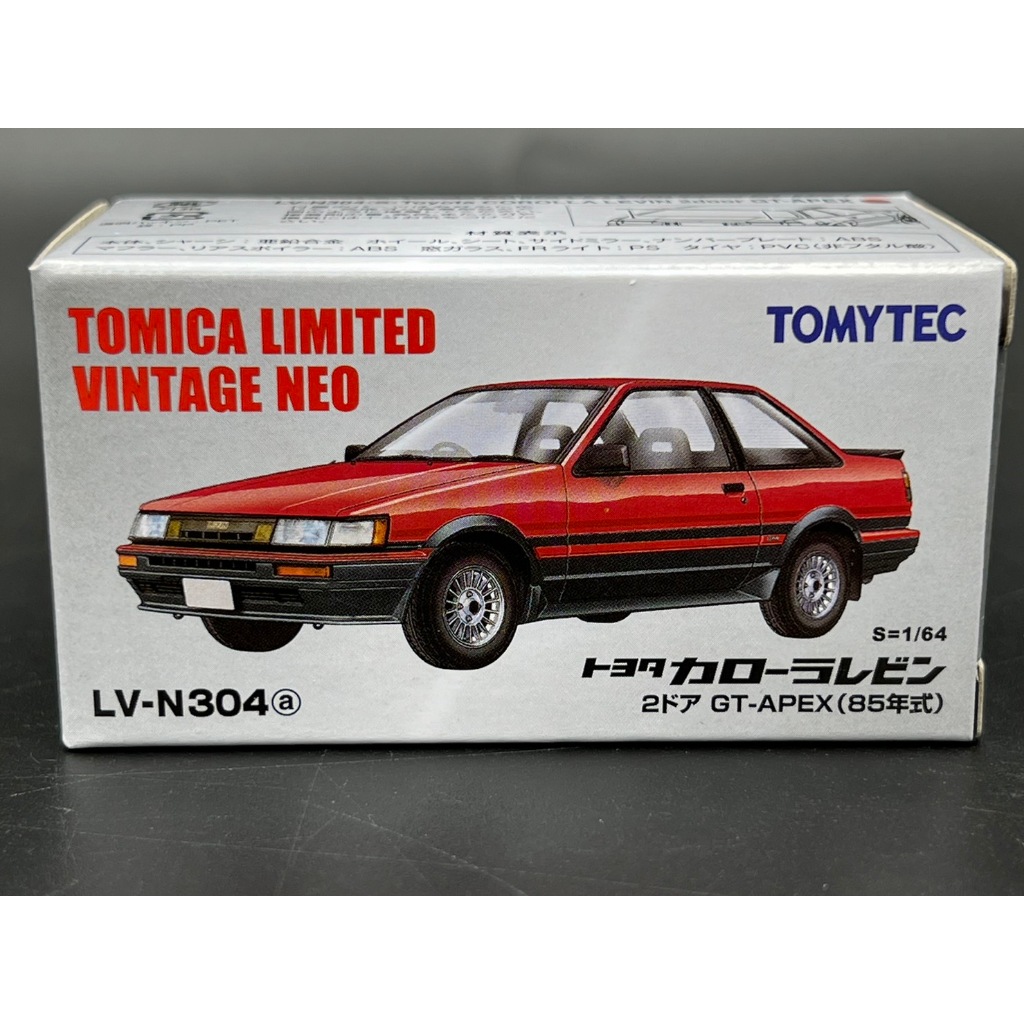 Tomica Limited Vintage NEO LV-N304a Toyota Corolla Levin 2-door GT-APEX ...