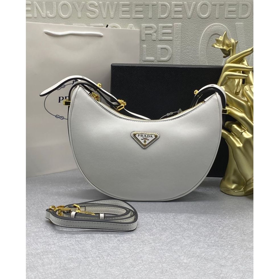 PRADA ARQUÉ LEATHER MINI SHOULDER BAG พร้อมส่งเกรด ออริ ori/ | Shopee ...