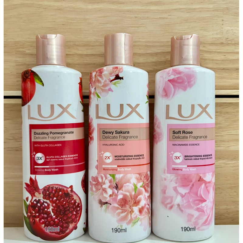 LUX ลักส์ ครีมอาบน้ำ ปริมาณสุทธิ 190 ml | Shopee Thailand