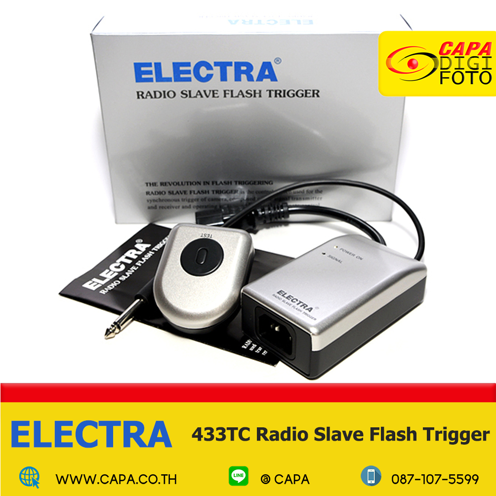 Excella Electra 433TC Radio Slave Flash Trigger ประกันศูนย์ไทย | Shopee Thailand