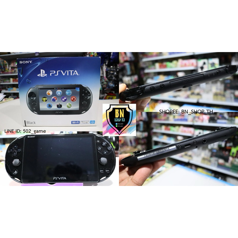 PsVita 2000 สีดำ ความจุ 128 GB งานกล่องแท้ | Shopee Thailand