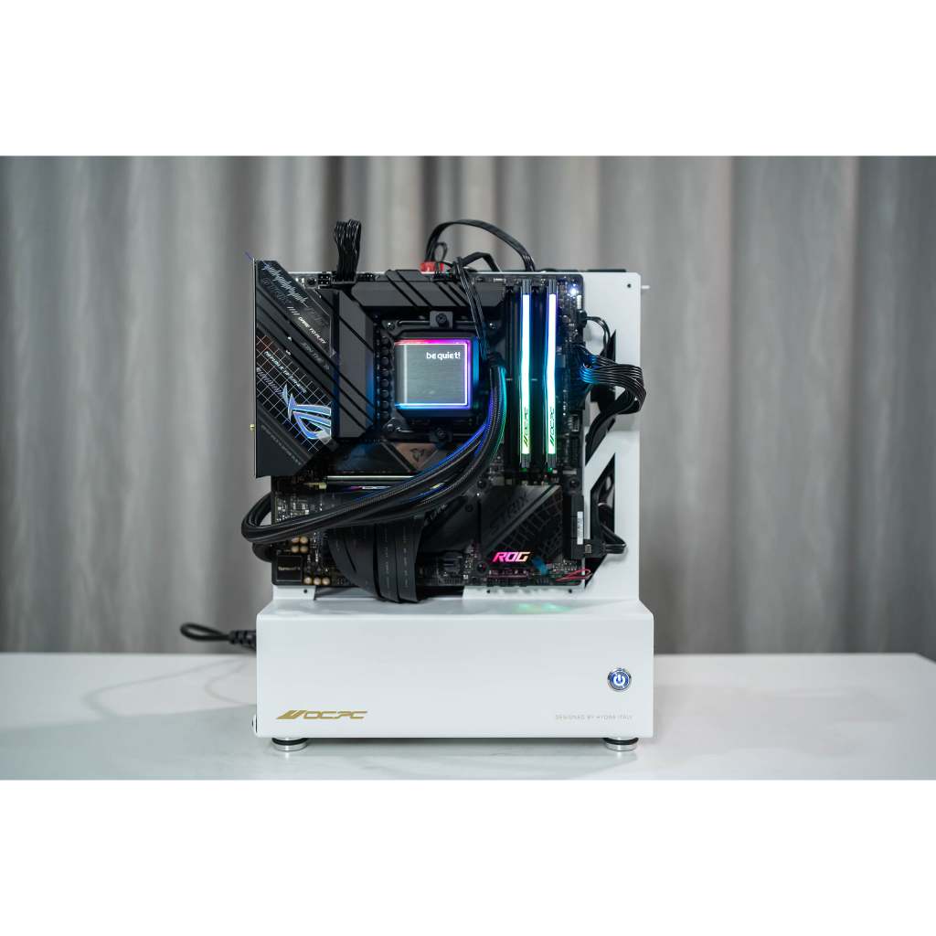 Hydra OCPC MICRO White เคสคอมพิวเตอร์ Matx แบบ FreeStyle ฟรีสาย OCPC PCI-E 3.0 ให้ #trttech ...