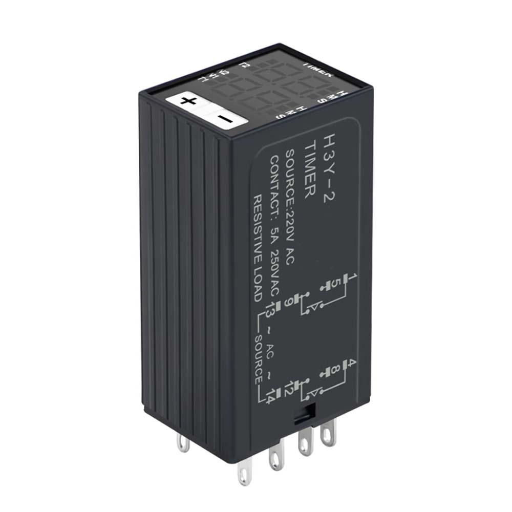 Digital Delay Timer Relay / Loop Timer ดีเลย์ ลูป ไทเมอร์ รีเลย์ ปรับเวลาได้ 220V 24V 12V ...