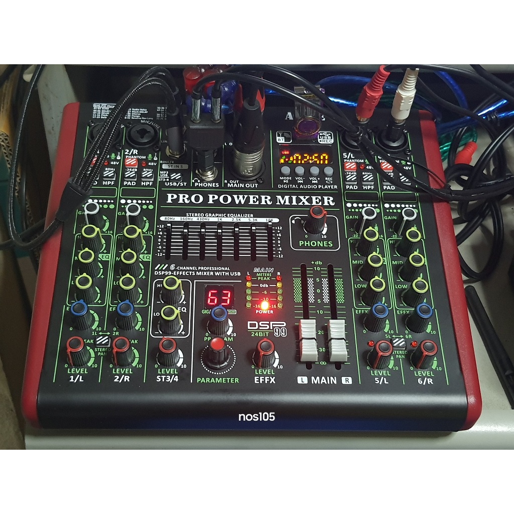 เพาเวอร์มิกเซอร์ AONE รุ่น AX-6D PowerMixer : SPR | Shopee Thailand