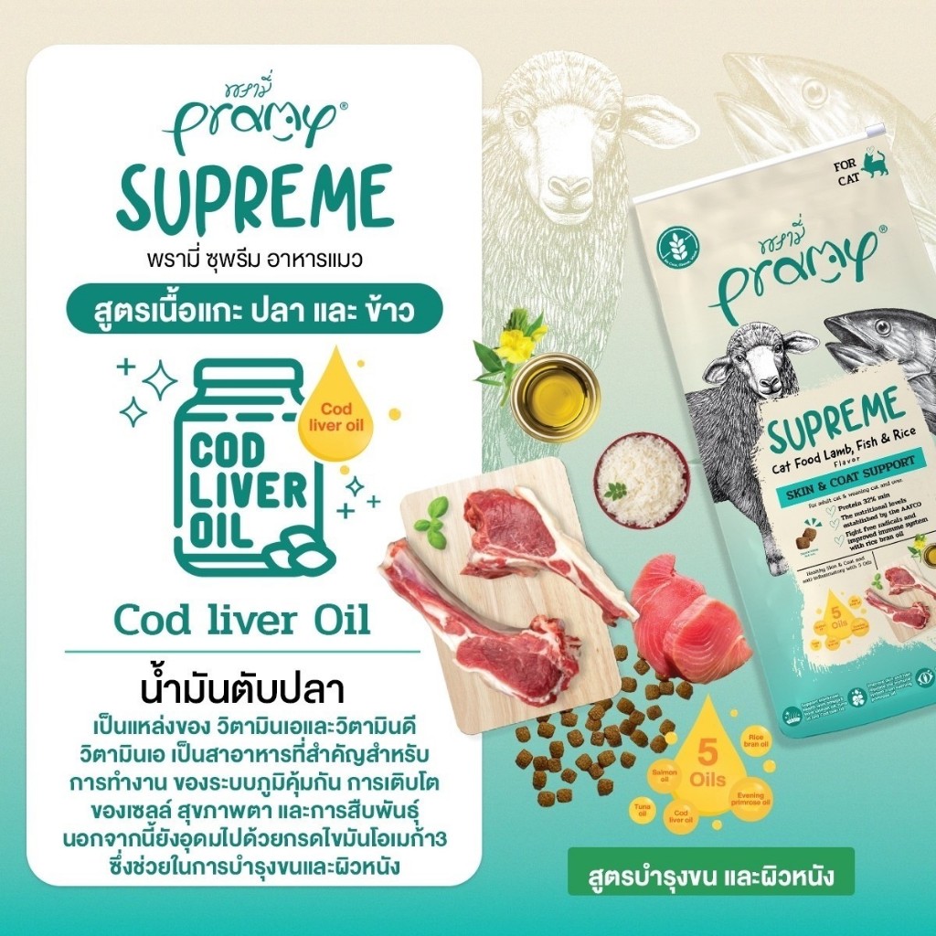 (8-10kg.) อาหารแมว พรามี่ สุพรีม Pramy supreme | Shopee Thailand