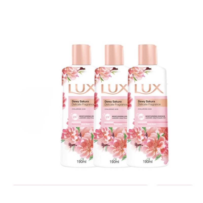 (ส่งฟรี) ครีมอาบน้ำ ลักส์ ขนาด 190 มล./3 ขวด Lux Body Wash 190 ml. | Shopee Thailand