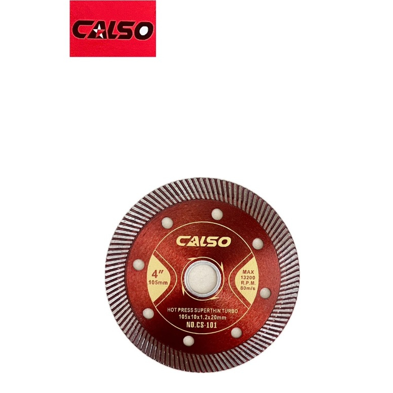 ใบตัดเพชร CALSO 4 นิ้ว 1.2มิล (ใช้ตัดคอนกรีด+แกรนิต+ใบตัดปูน+กระเบื้อง) | Shopee Thailand