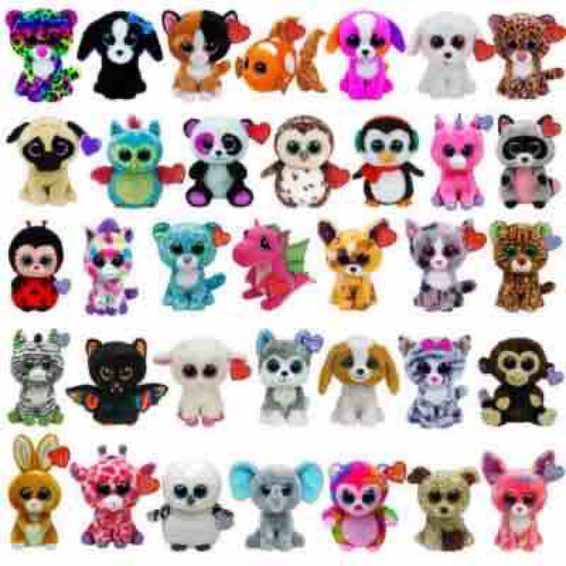 TY fancy stuffed animals ตุ๊กตาสัตว์แฟนซี ไซ้ขนาดกลางนะคะ | Shopee Thailand