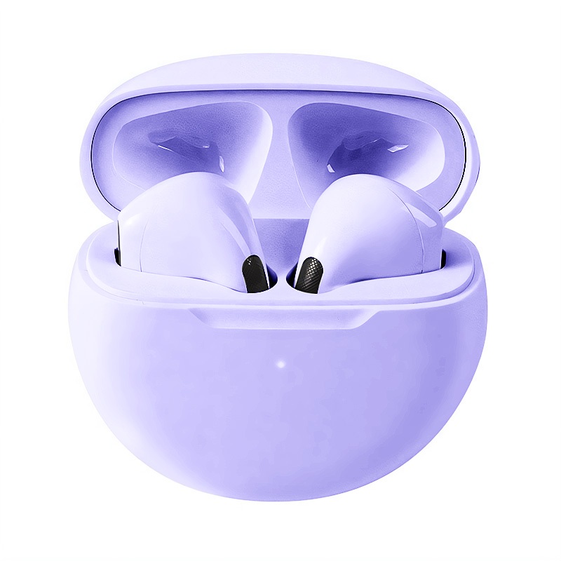 Pro6 TWS หูฟังไร้สายบลูทูธ เสียงสเตอริโอ พร้อมไมโครโฟน ควบคุมแบบสัมผัส ...