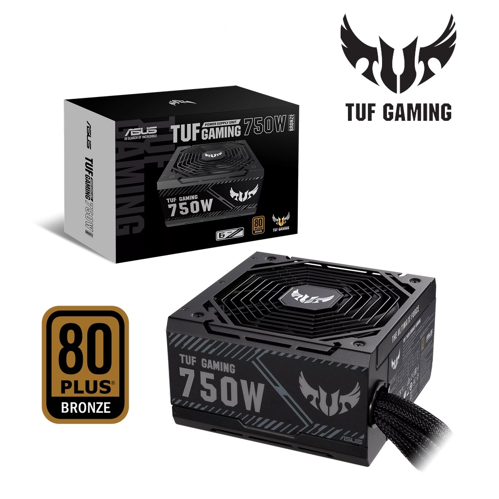 POWER SUPPLY (อุปกรณ์จ่ายไฟ) ASUS TUF GAMING 750B - 750W 80 PLUS BRONZE ...