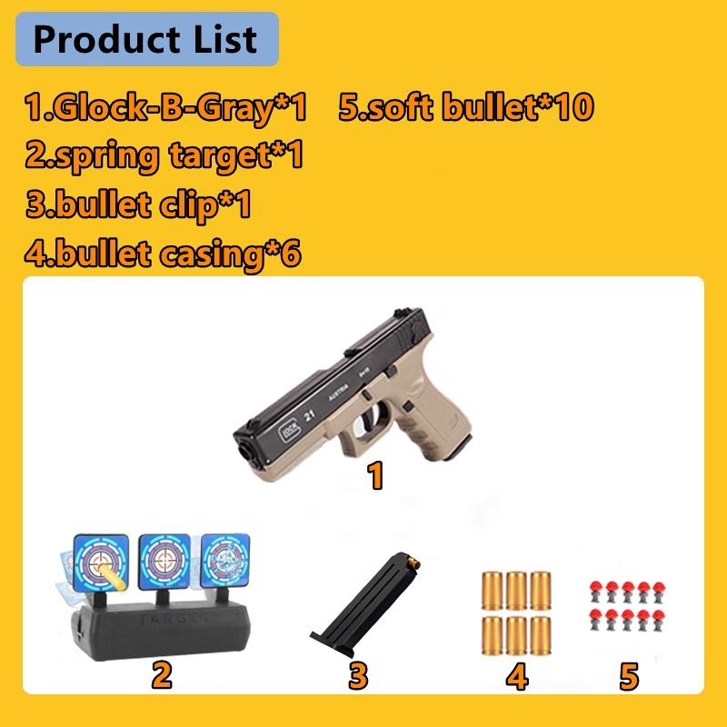 【กรุงเทพ เดลิเวอรี】ปืนของเล่น ปืนพก ปืนเนิร์ฟ ปืนของเล่นเด็ก กระสุนดีด ...