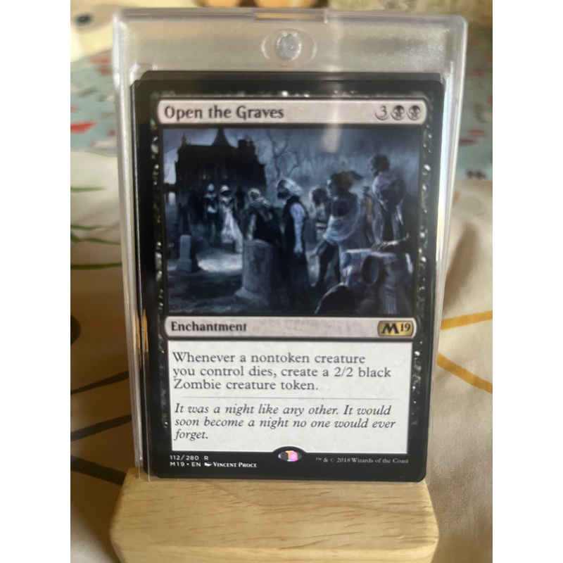 การ์ด MTG Open the Graves Black Magic the gathering EDH รุ่น Coreset ...