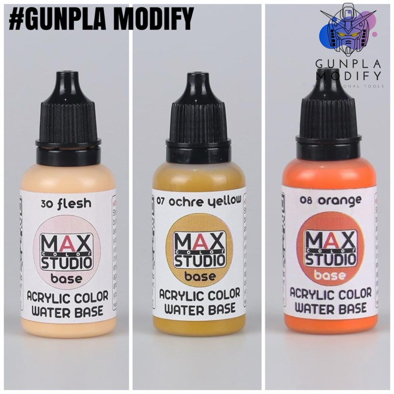 MAX COLOR สีอะคริลิคสูตรน้ำคุณภาพสูง ขนาด 20 ml 7-8 | Shopee Thailand
