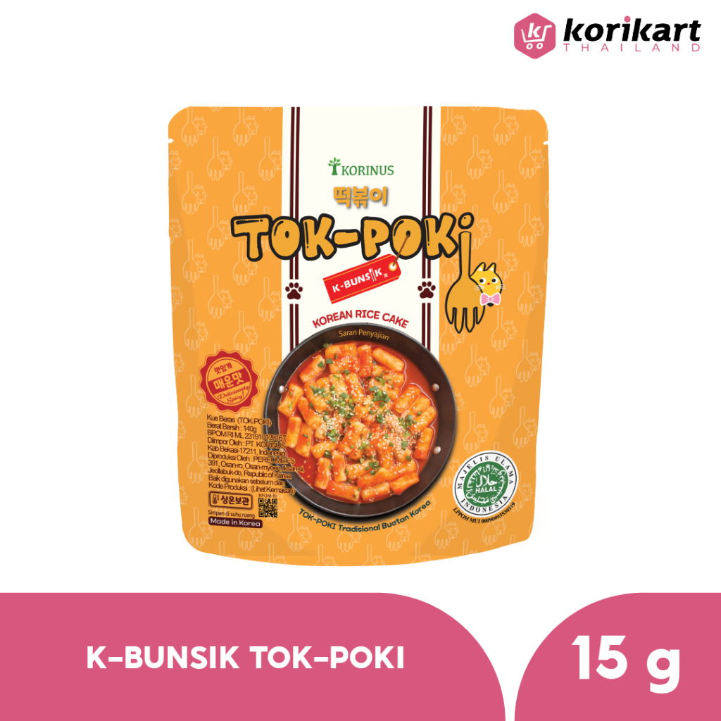 K-BUNSIK TOK-POKI (140g) | Shopee Thailand