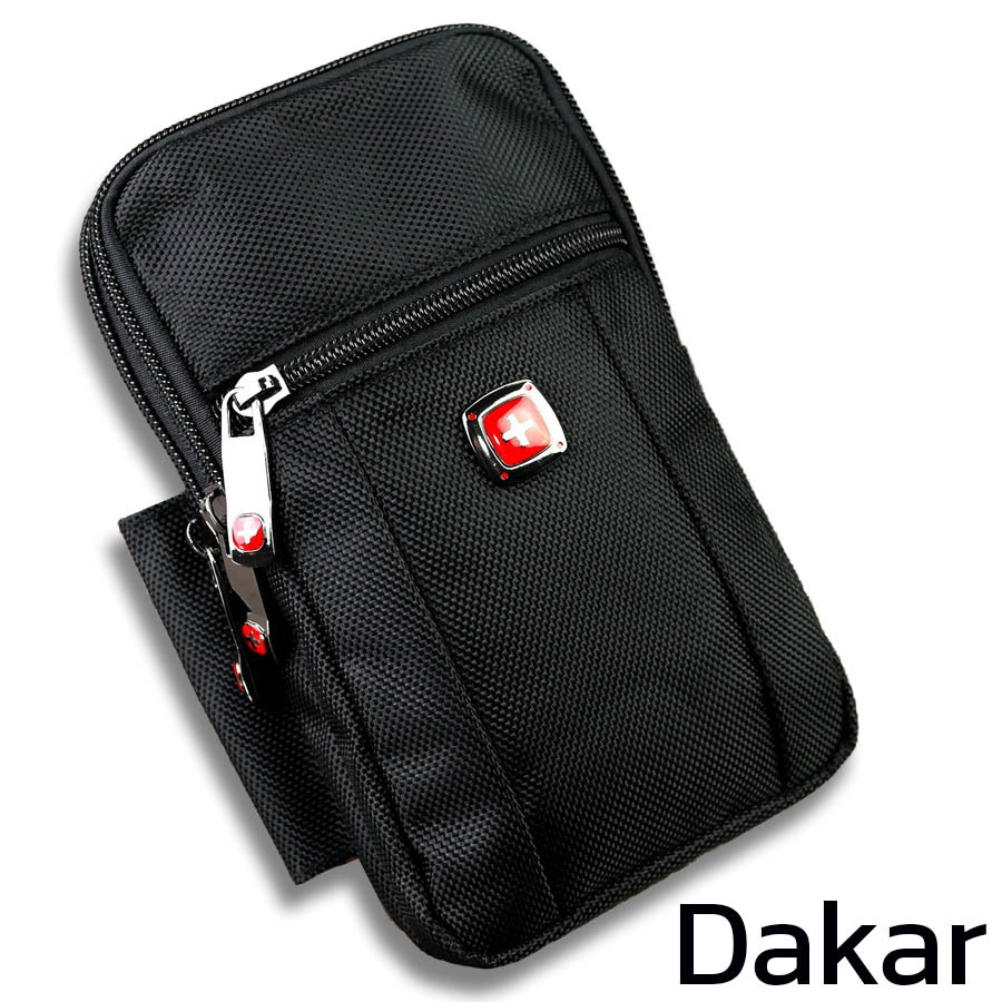 DAKAR กระเป๋าคาดเอว ใบใหญ่ แนวตั้ง ใส่มือถือขนาด 5 - 6.5 นิ้ว (072) | Shopee Thailand