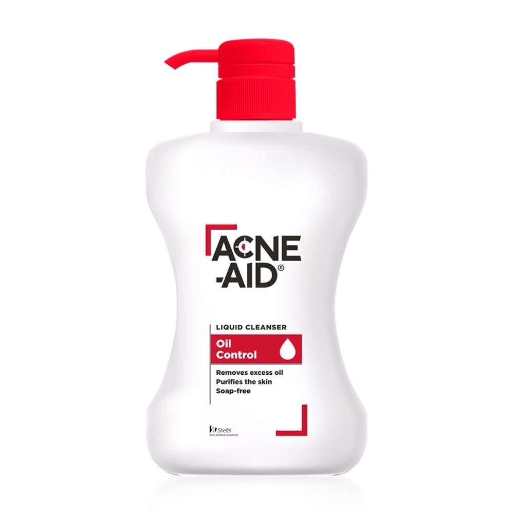 ACNE-AID LIQUID CLEANSER 500 ML แอคเน่-เอด ลิควิด เคลนเซอร์ (( สีแดง ...