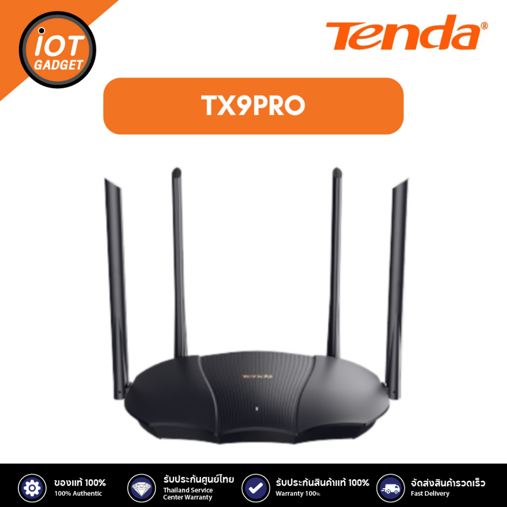 TX9 PRO Tenda AX3000 Dual-band Gigabit Wi-Fi 6 Router | Shopee Thailand