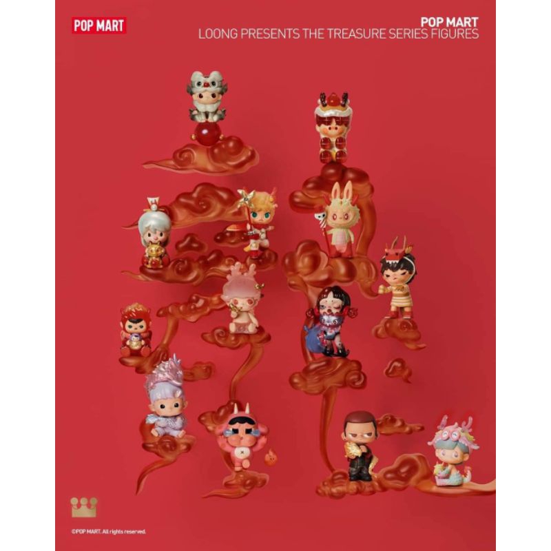 ซื้อในไลฟ์ ใช้โค้ด30% ⭕พร้อมส่ง แบบเลือกตัว Pop Mart ปีมังกร New Year 2024 | Shopee Thailand