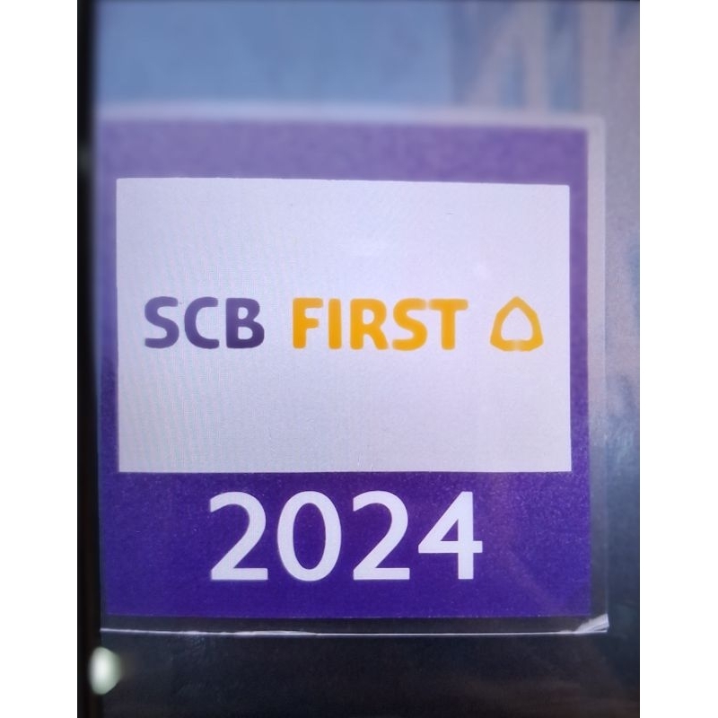 สติ๊กเกอร์จอดรถ SCB First 2024 ใช้ได้ถึง 31ธ.ค.2024 | Shopee Thailand
