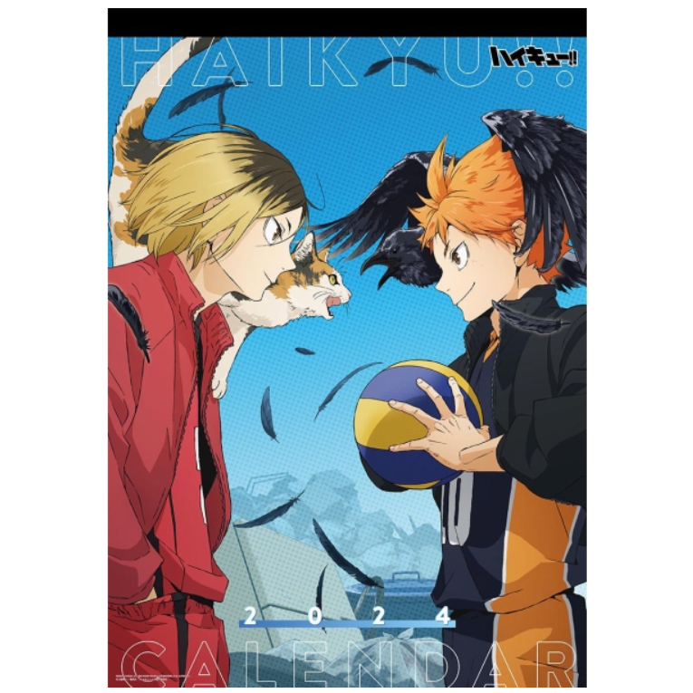 [Direct from Japan] Wall Hanging Calendar 2024 / Haikyu!! CL-030 Japan NEW | Shopee Thailand