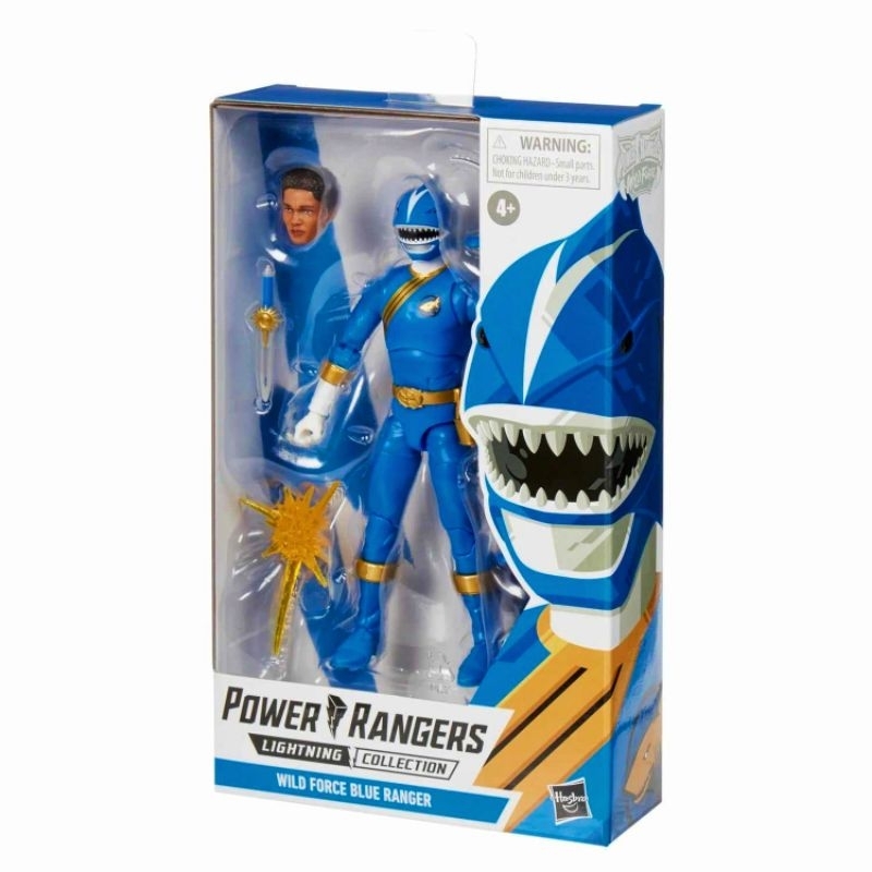 Power Rangers Lightning Collection Wild Force Blue Ranger Figure ...