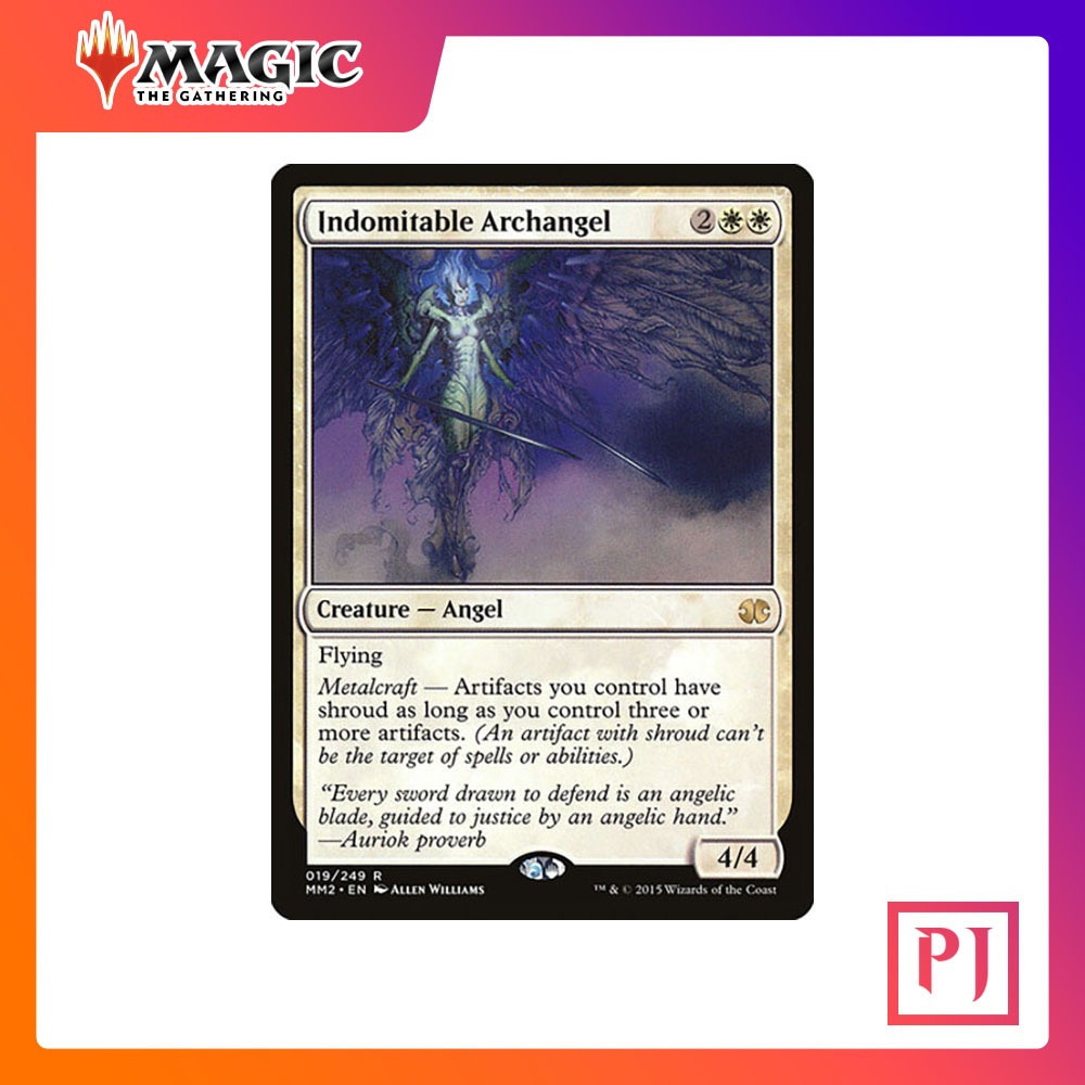 [MTG] Indomitable Archangel [MM2] [WHITE] [RARE] [NORMAL] [ENG] (การ์ด ...