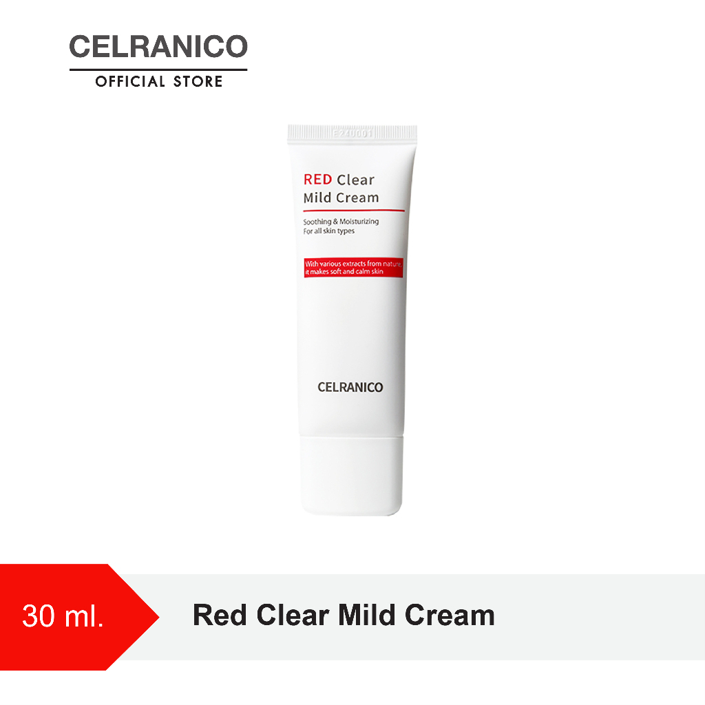 Celranico RED Clear Mild Cream 30ml. (EXP.2024/06/17) | Shopee Thailand