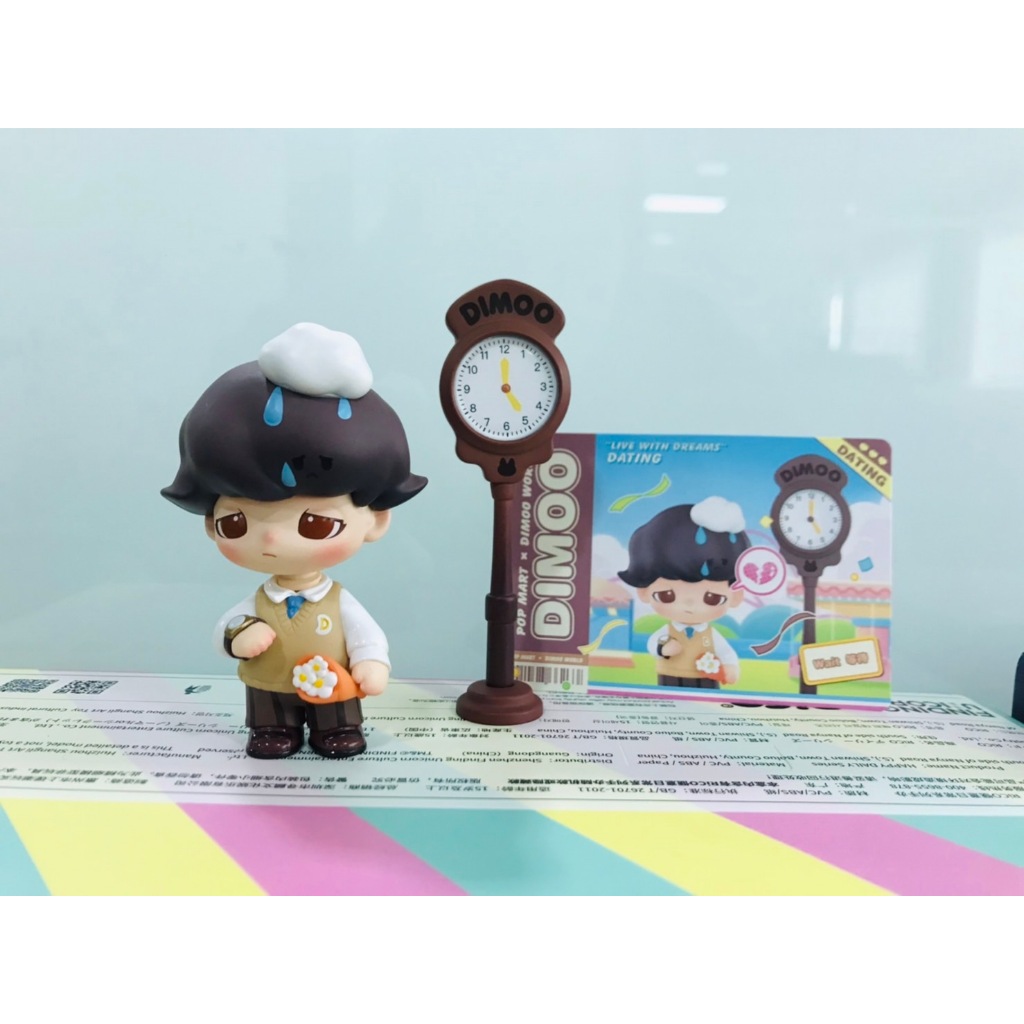 POPMART x DIMOO WORLD DIMOO Live With Dreams Dating Wait (ไม่มีกล่อง ...