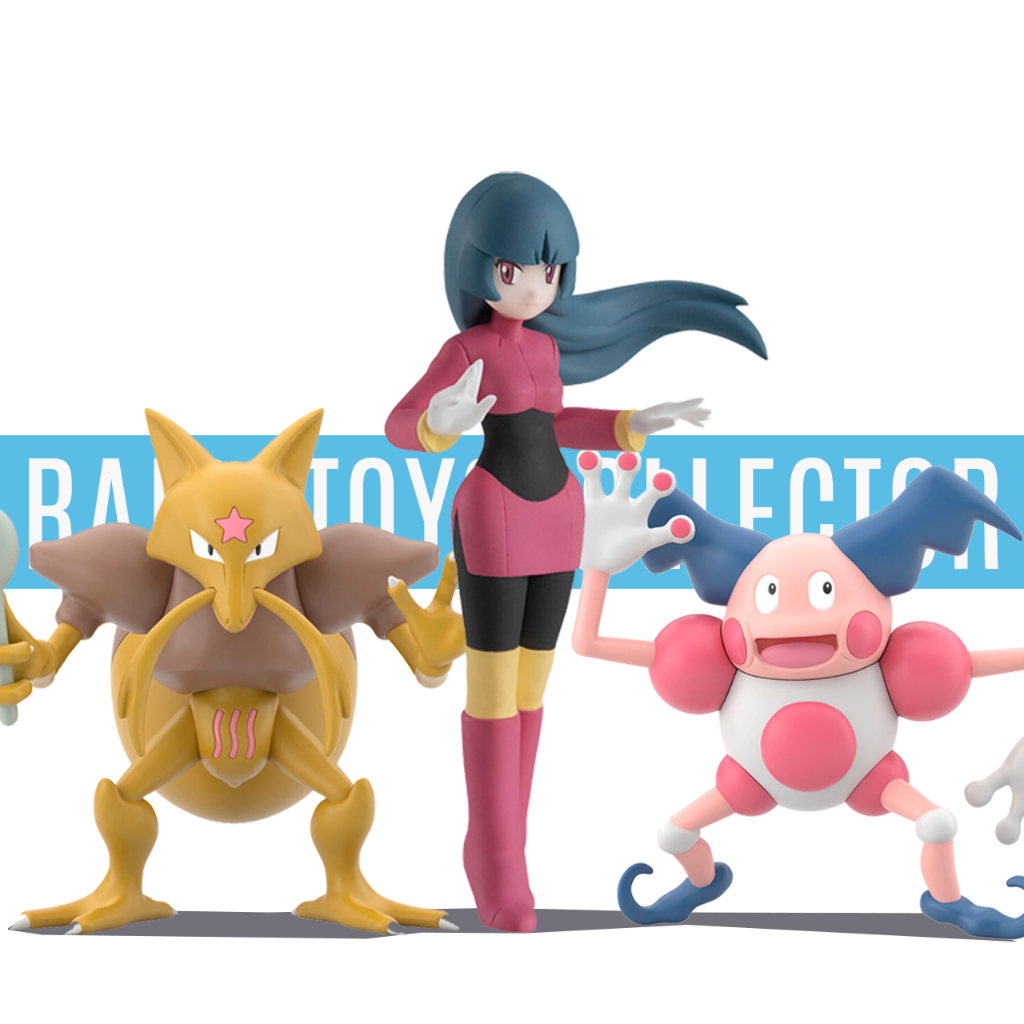 POKÉMON SCALE WORLD KANTO SABRINA & POKEMON KADABRA & MR.MIME P-Bandai ...