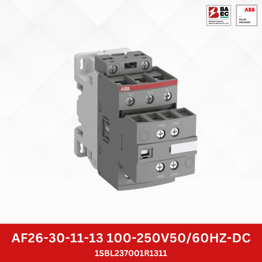 ABB Contactor AF26-30-11-13 100-250V50/60HZ-DC | Shopee Thailand