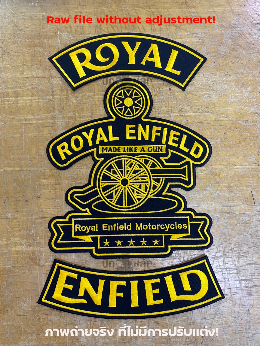อาร์มติดเสื้อ Royal Enfield Embroidery Patch ขนาดใหญ่ เหมาะสำหรับเสื้อ ...