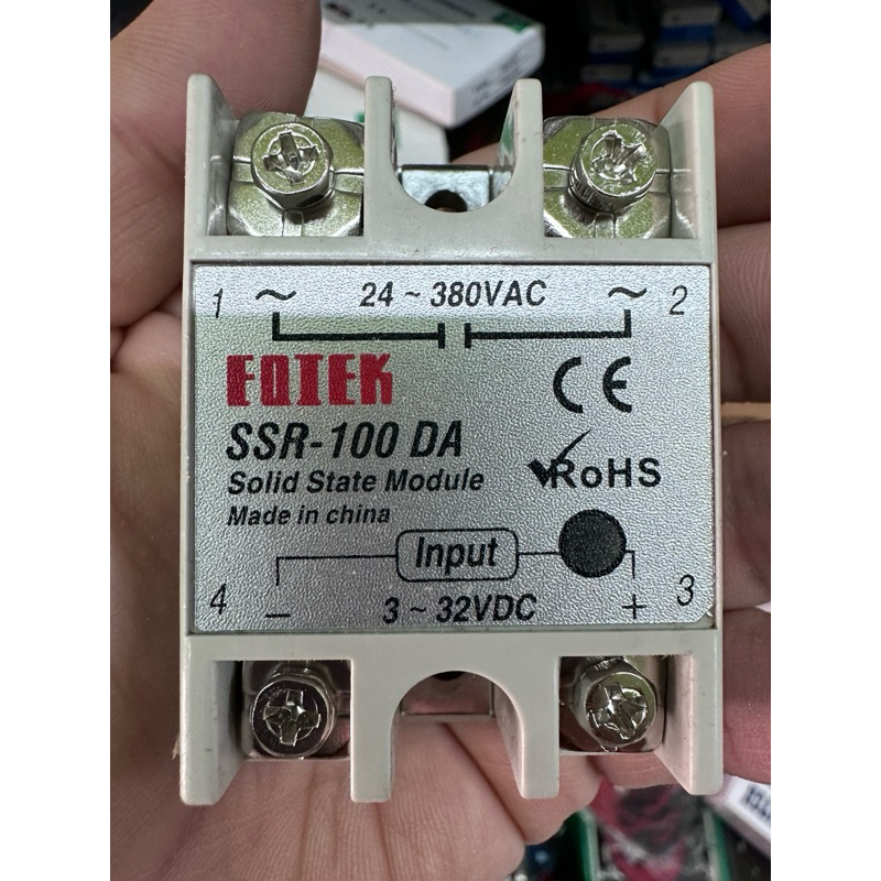 โซลิดสเตตรีเลย์ SSR-100DA 100A DCและ 75DA ควบคุม input 3-32dc output 24 ...
