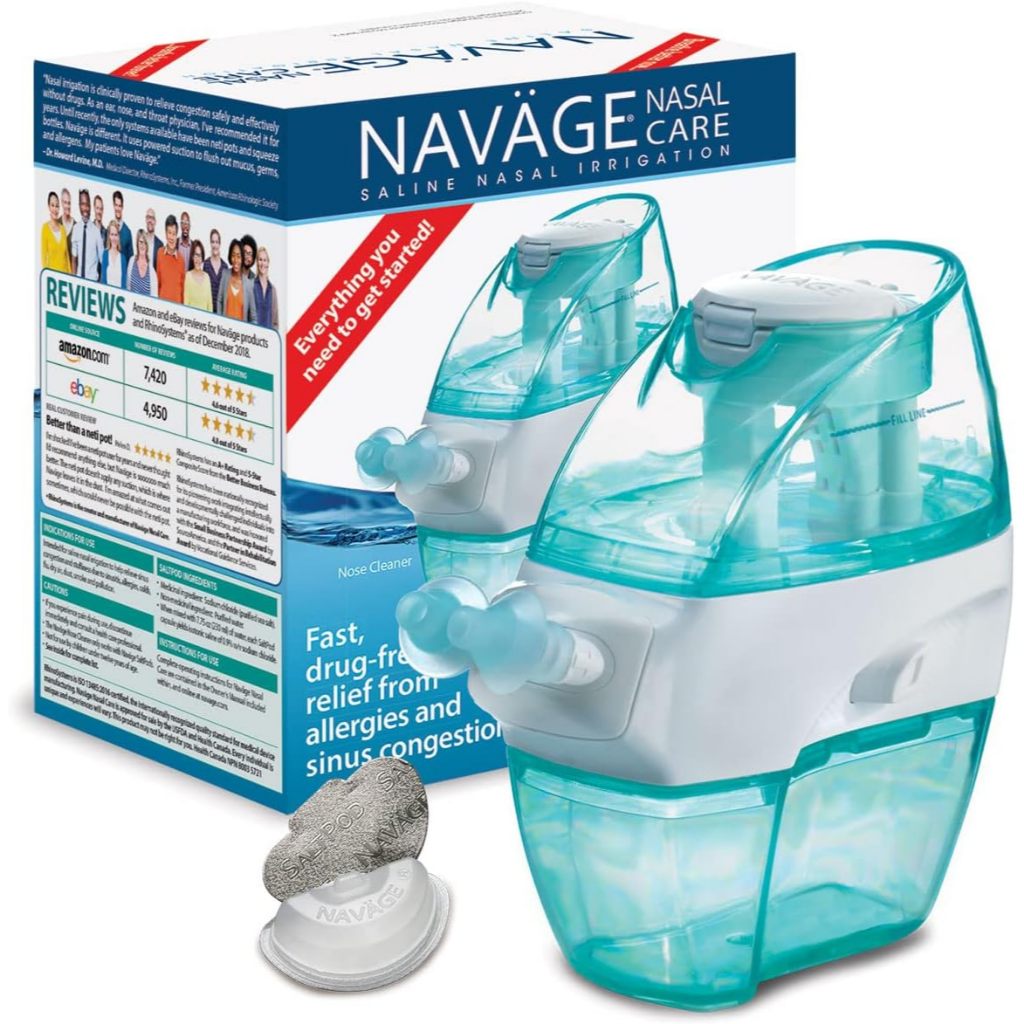 Navage Nose Cleaner เครื่องล้างจมูก PM2.5 ล้างสารก่อภูมิแพ้ เชื้อโรค ...
