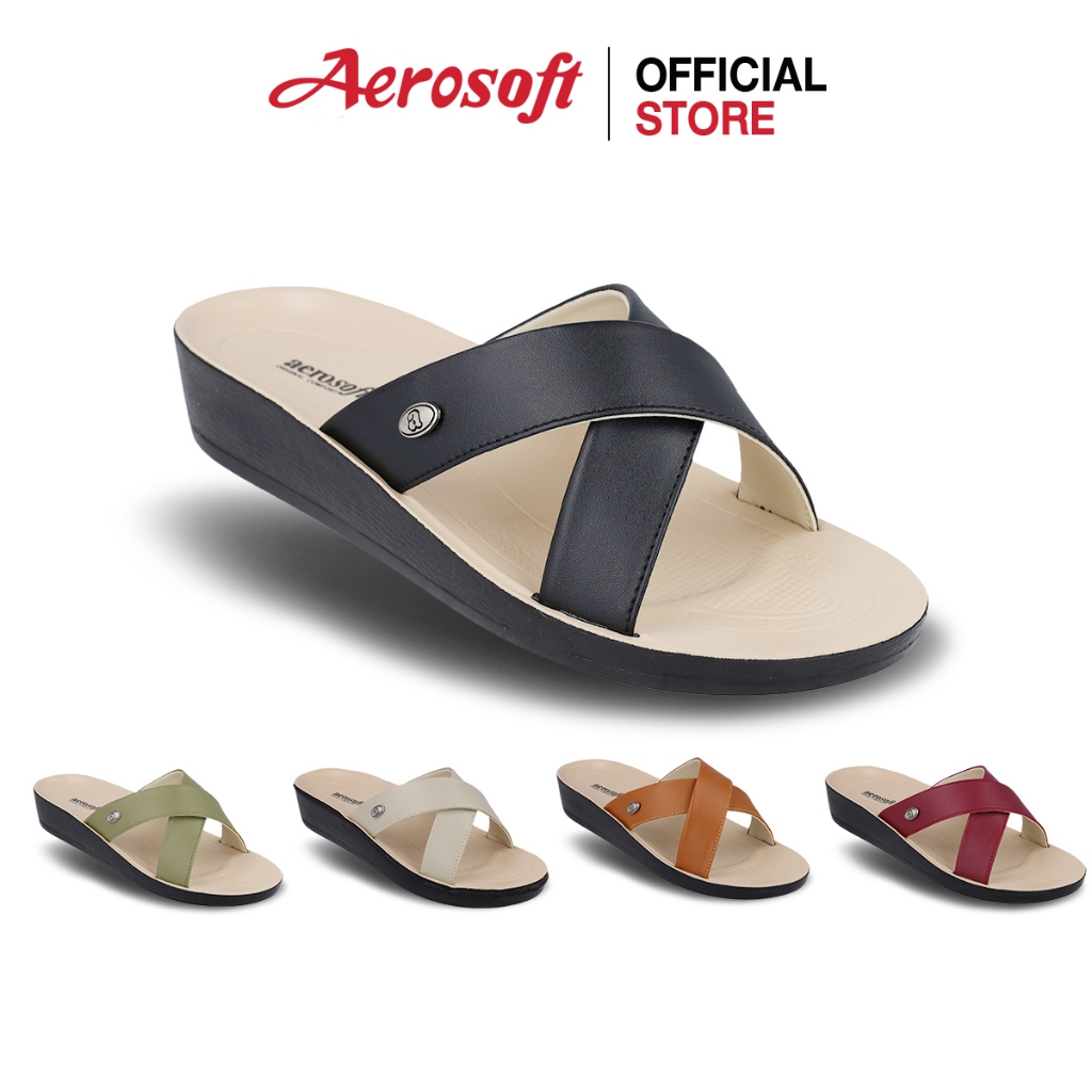 Aerosoft รองเท้าแตะผู้หญิงสวมแอโร่ซอฟรุ่น LA70A3 | Shopee Thailand