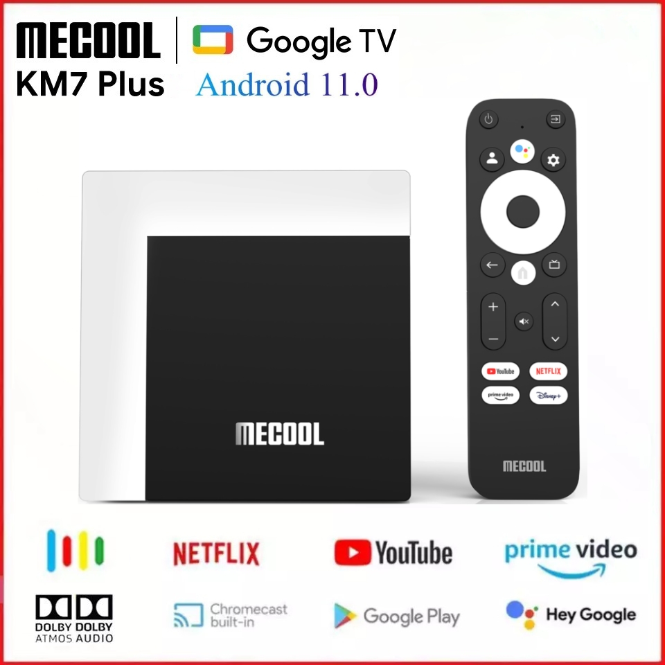 -จัดโปรสินค้าใหม่-Mecool KM7 PLUS รุ่นใหม่ล่าสุด Android 11 S905Y4-B Netflix 4K /Disney+ 4K ...