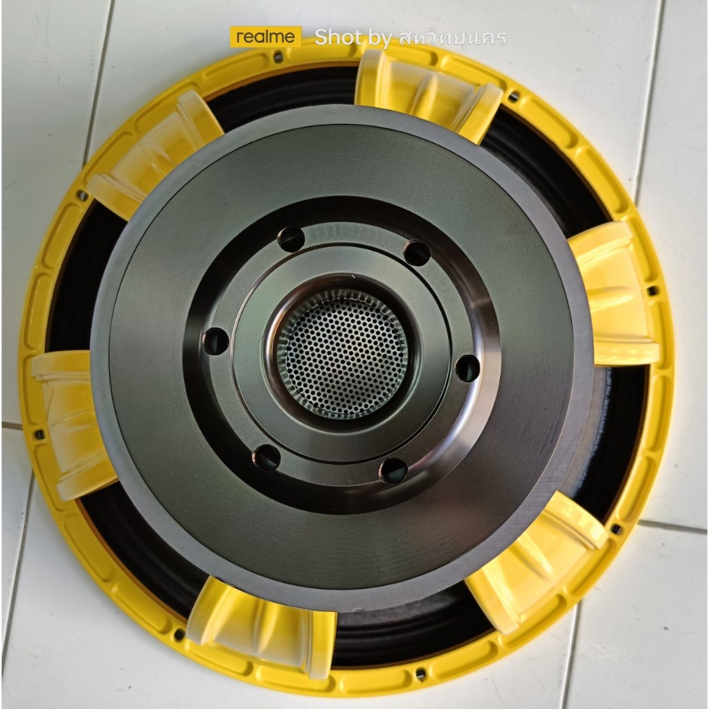 ดอกลำโพง 18นิ้ว KANE AB1200 โครงหล่อ เหลืองทอง กำลัง1200-2500 วัตต์ คาเ ...