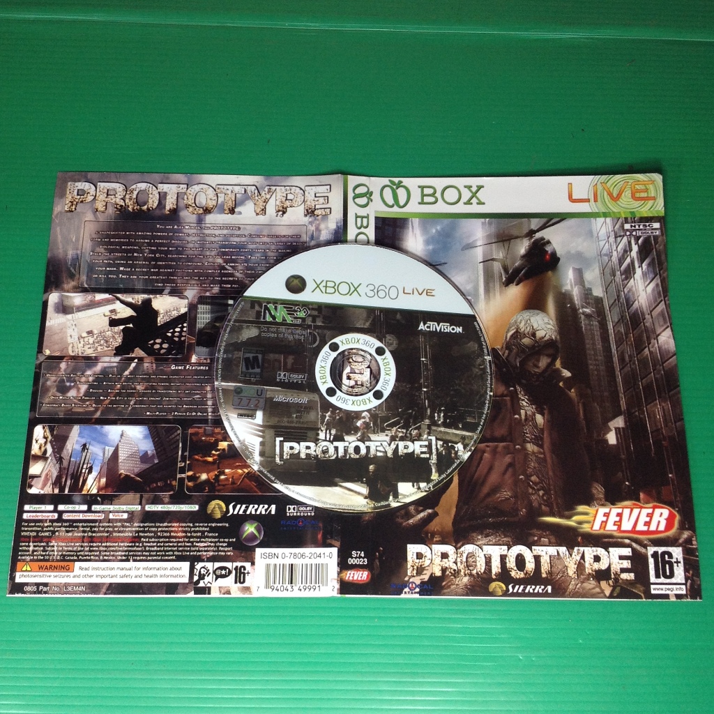 PROTOTYPE แผ่นปั้ม Xbox360 | Shopee Thailand
