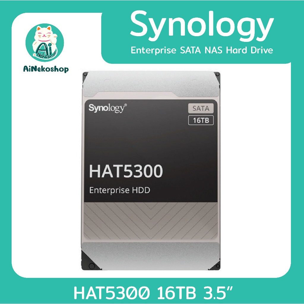 Synology HAT5300 16TB 3.5” Enterprise SATA NAS Hard Drive | Shopee Thailand